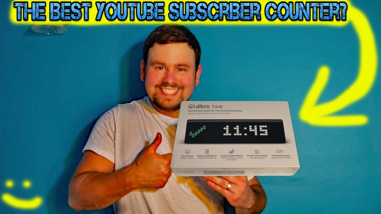 Lametric Time Review: Smart Clock Youtube Sub Counter And Many More ...