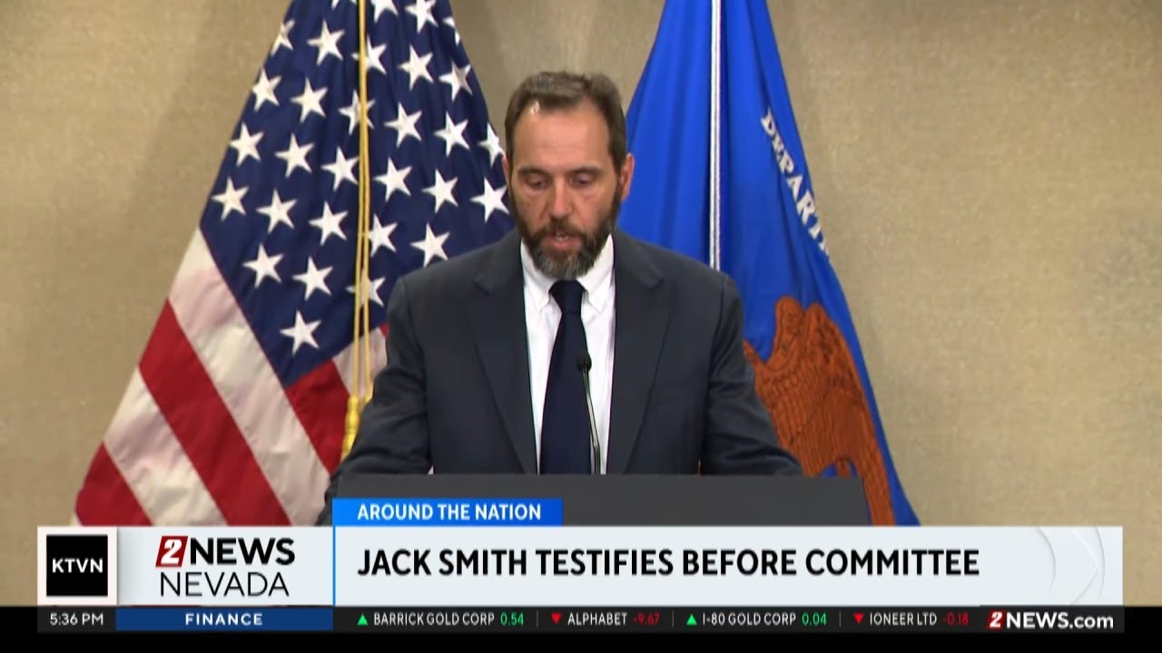 Former Special Counsel Jack Smith testified on Capitol Hill Wednesday ...