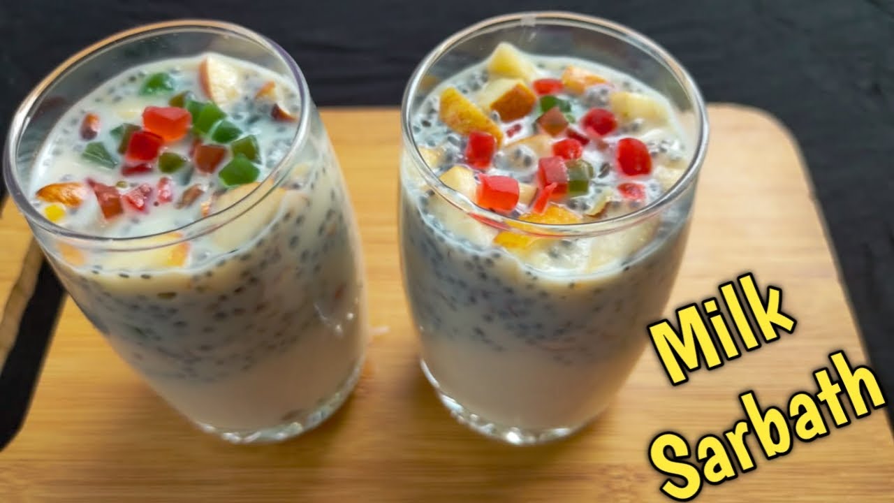 Milk Sarbath at Home || Healthy Milk Sarbath || Rabdi Recipe - YouTube