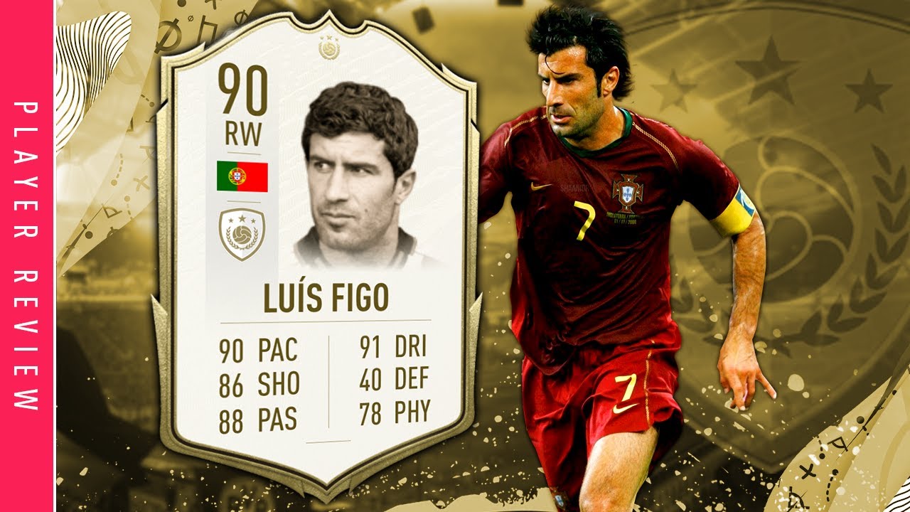 FIFA 20 Icon Swaps Figo Review | 90 Mid Icon Luis Figo | Icon Swaps ...