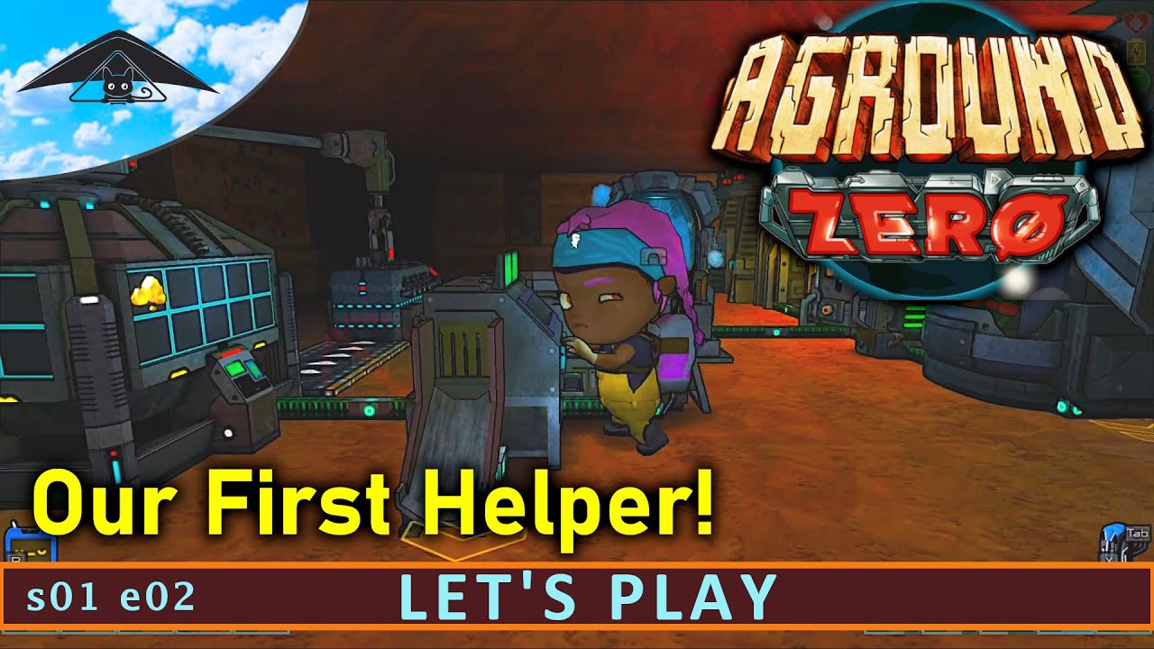 Our First Helper! | Let's Play Aground Zero s01 e02 - YouTube