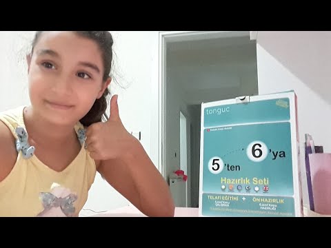 Tonguç Akademi 5'ten 6'ya hazırlık setini açtım.
