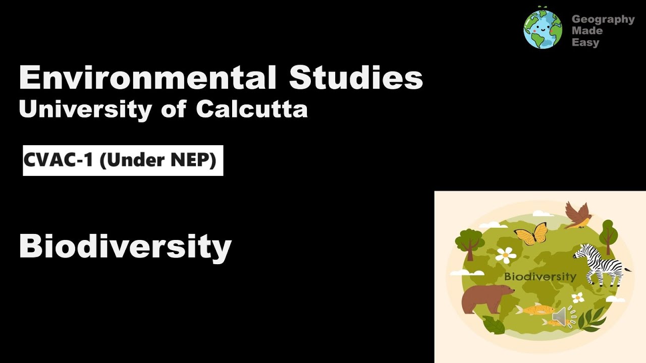 Environmental Studies CVAC-1 Calcutta University Syllabus (NEP ...