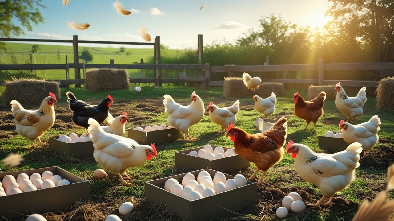 Small-Scale Chicken Farming: Healthy Hens, More Eggs! - YouTube