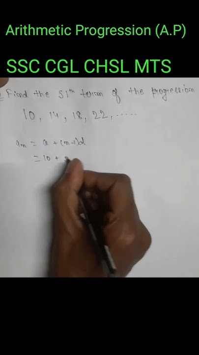 Arithmetic progression ( A.P) # Math # shorts # - YouTube