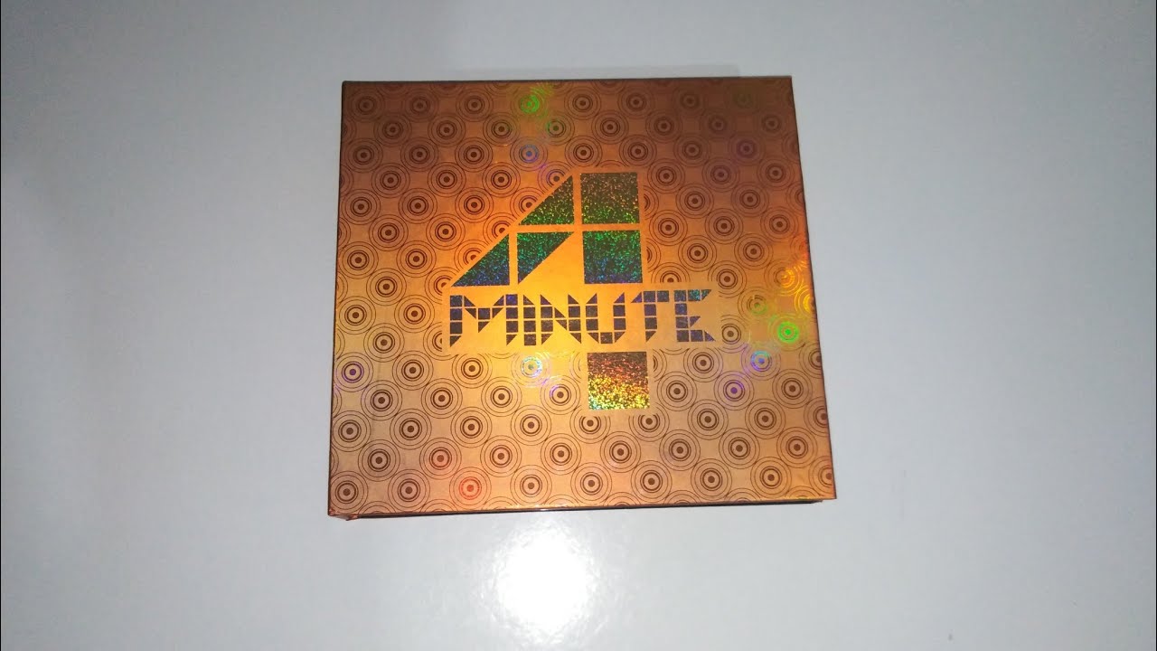 4minute (포미닛) - 4minutes Left Album Unboxing~ - YouTube
