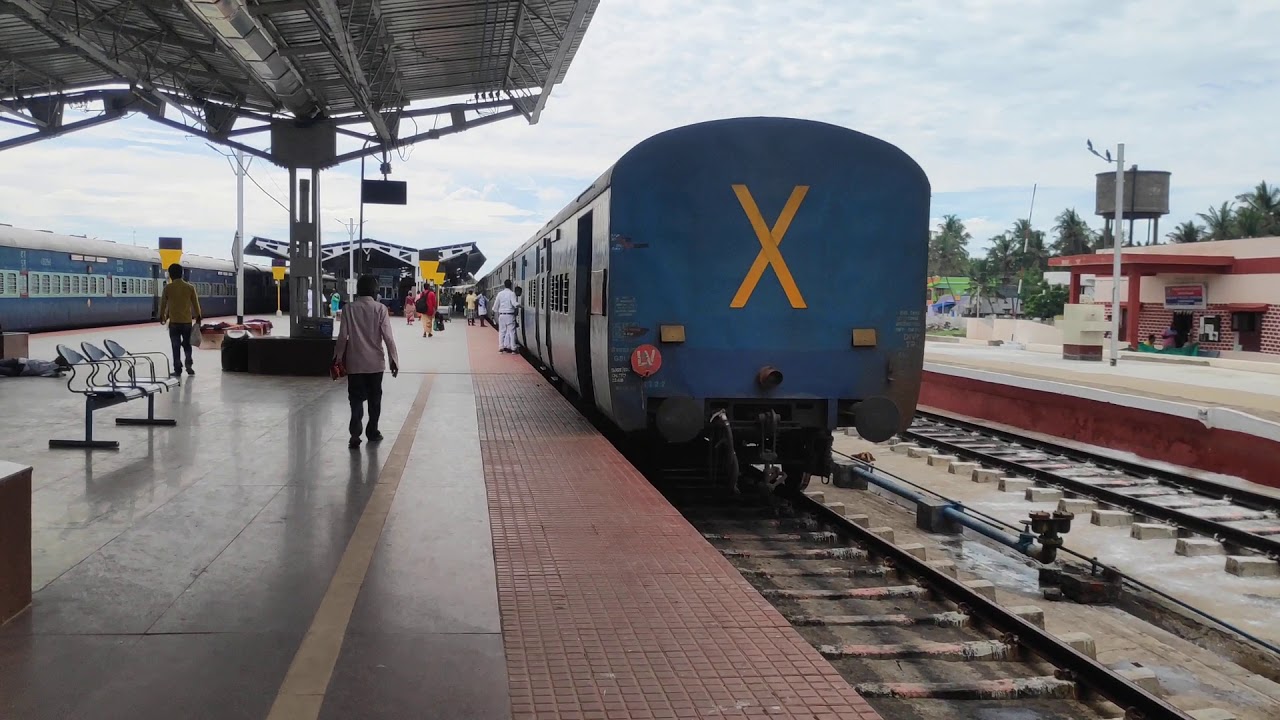 Rameswaram Railway Station Platform 1 - YouTube