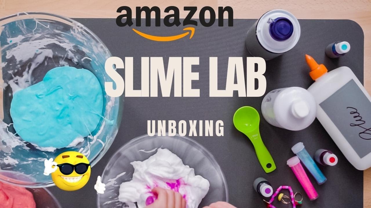 Satisfying Unboxing Slime Kit Making Slime Slime Factory Kit Youtube