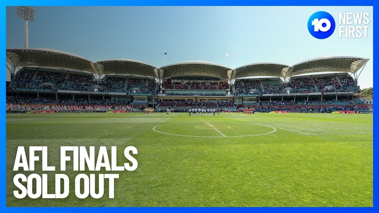 AFL Final Sold Out | 10 News First Adelaide - YouTube