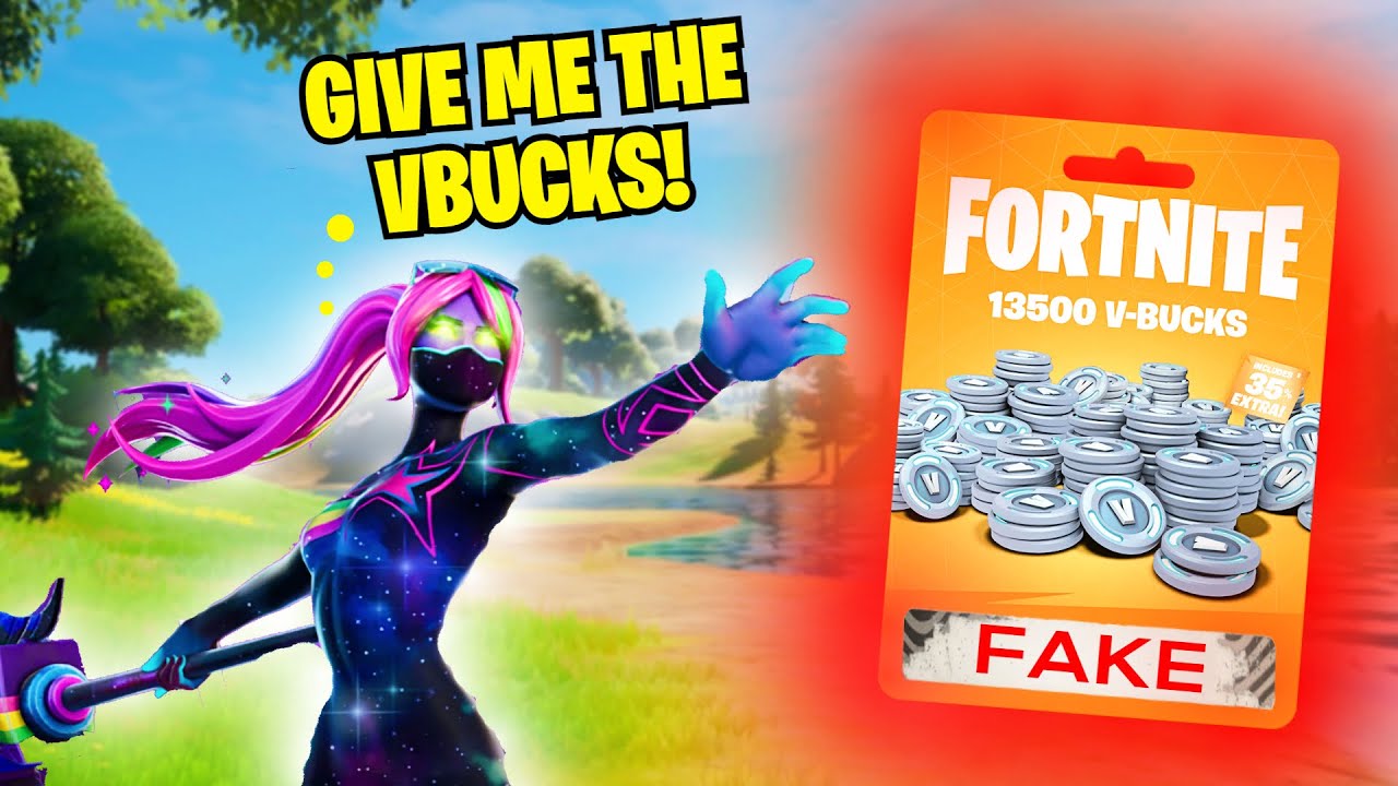 EXPOSING Fortnite SCAMMERS with FAKE V-Bucks! - YouTube