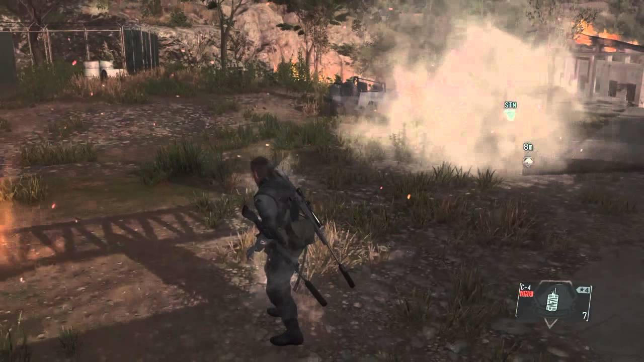 MGSV mission 20 hit floating boy, beat man on fire tasks - YouTube