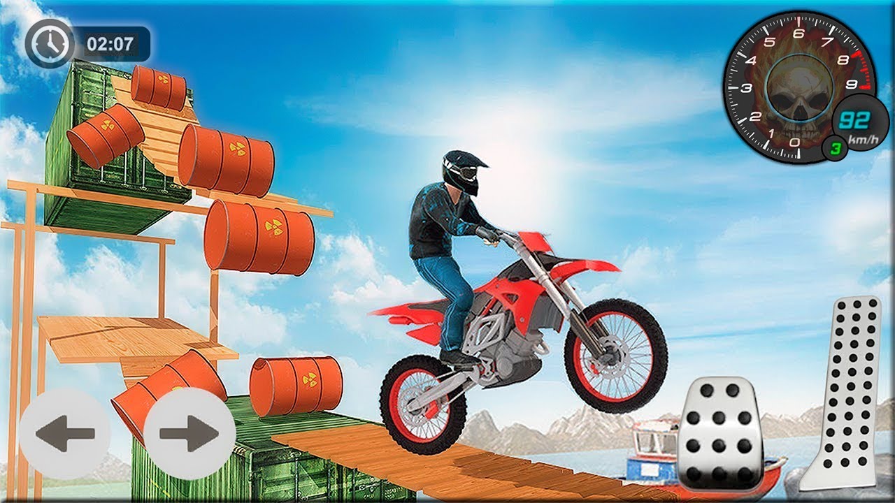 Bike Stunt Race 3D Bike Racing Games - Bike Games Gameplay - YouTube