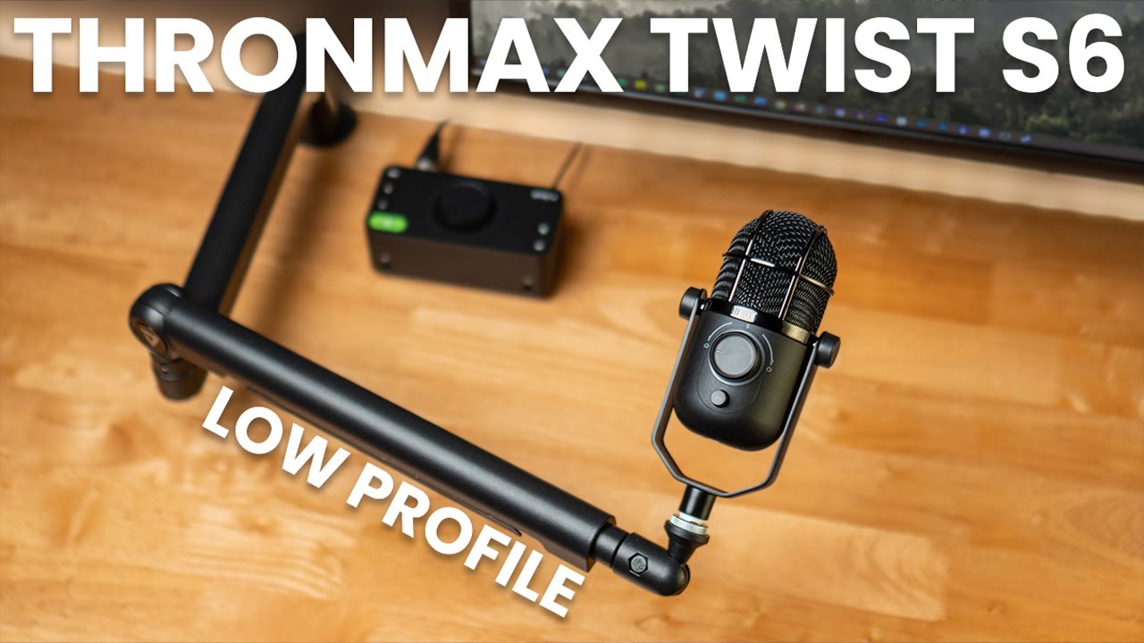 Thronmax S6 Twist Low Profile Boom Arm Review (vs Thronmax S3) - YouTube