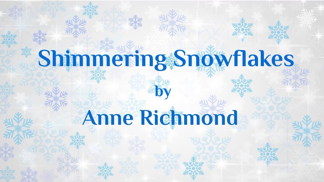 Snowflakes song- Shimmering Snowflakes/Winter song/kids song #2 - YouTube