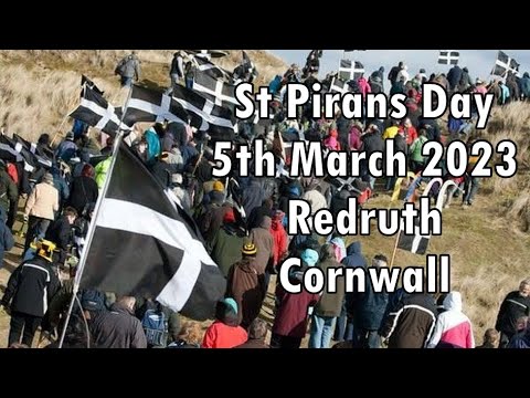 ST Pirans day parade, 4th march 2023, Redruth Town, Cornwall, Schools ...