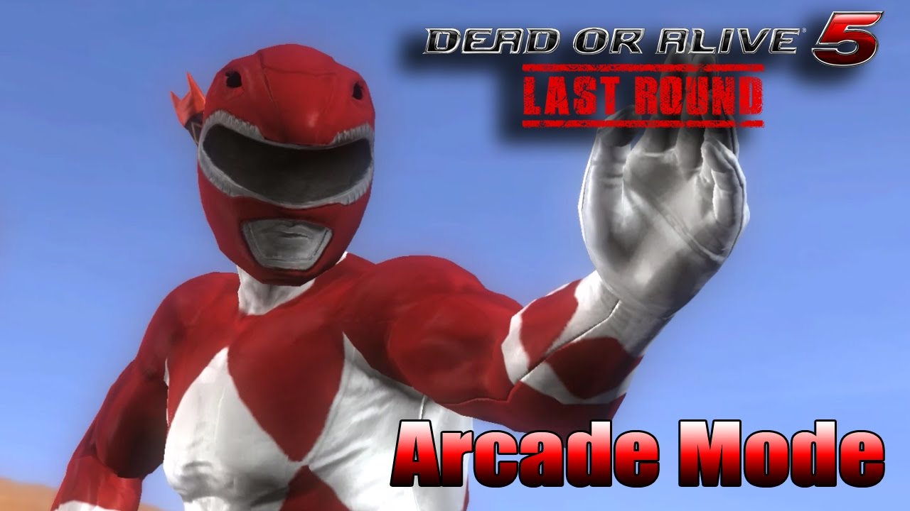 Red Ranger/ Dead or Alive 5 Last Round - Arcade Mode - YouTube
