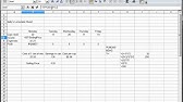 Spreadsheet Tutorial - Libre Office, Calc - YouTube