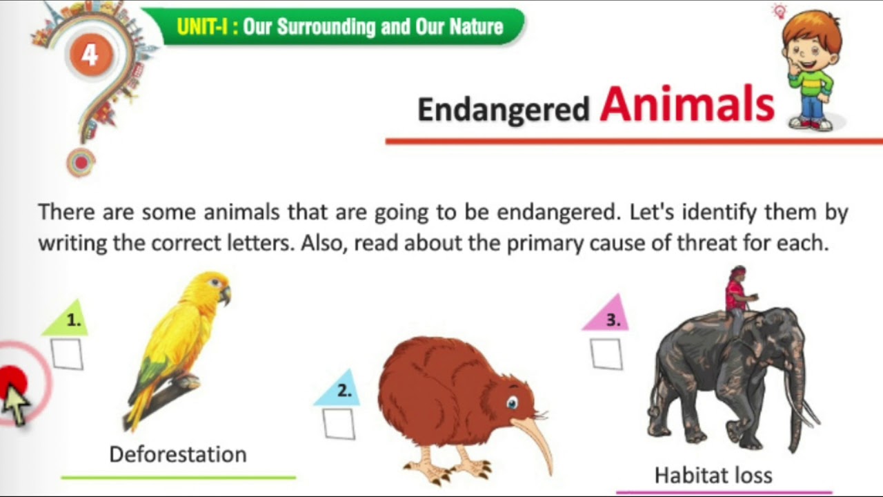 Neo GK class 4 Blue Ray chapter 4 endangered animal - YouTube