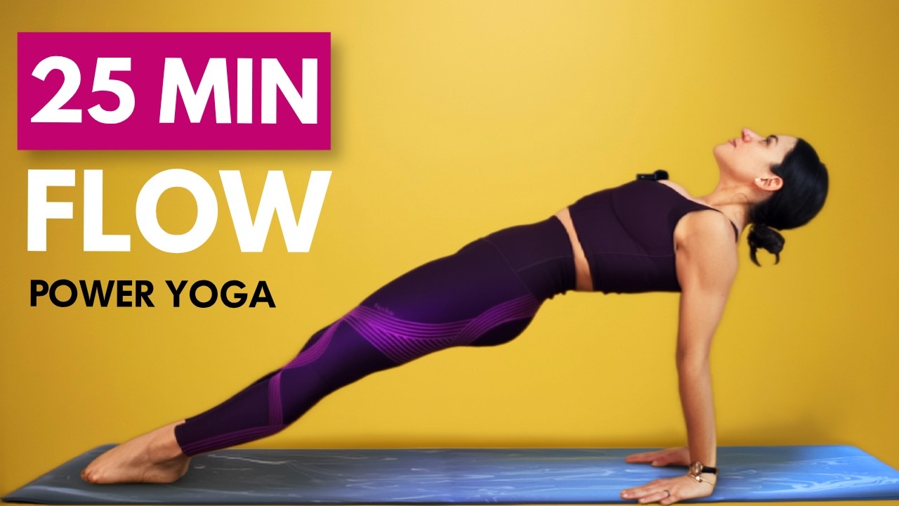 25 Min Power Yoga Flow | Full Body Yoga Workout - YouTube