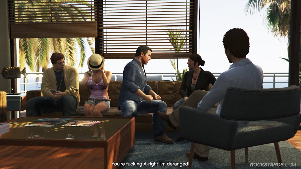 Michael's family therapy session - GTA 5 - YouTube