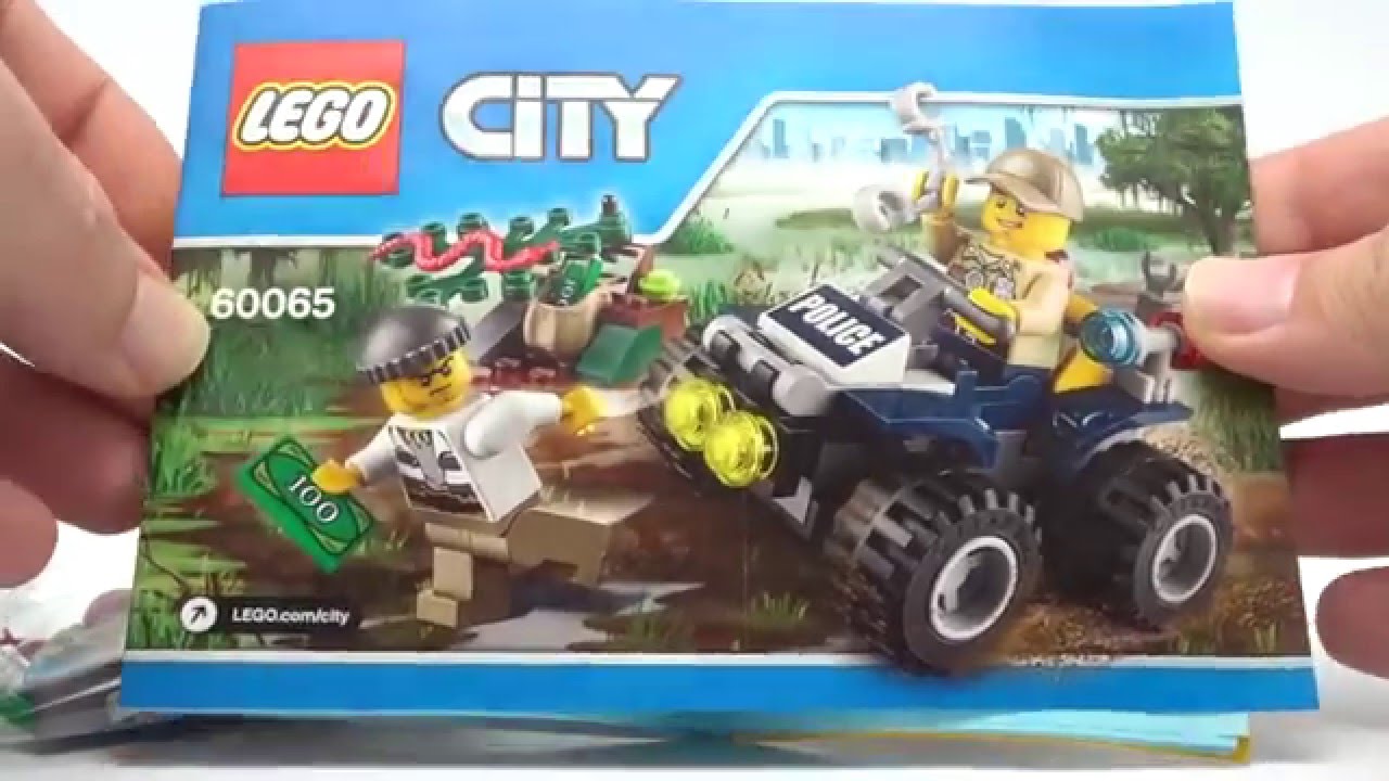 LEGO City 60065 ATV Patrol Police - YouTube