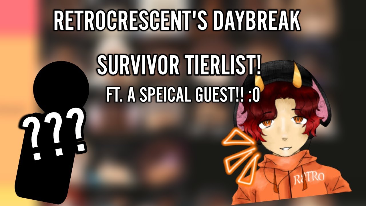 My Daybreak Survivor Tierlist w/ A Coolio Speical Guest!! (UNEDITIED ...