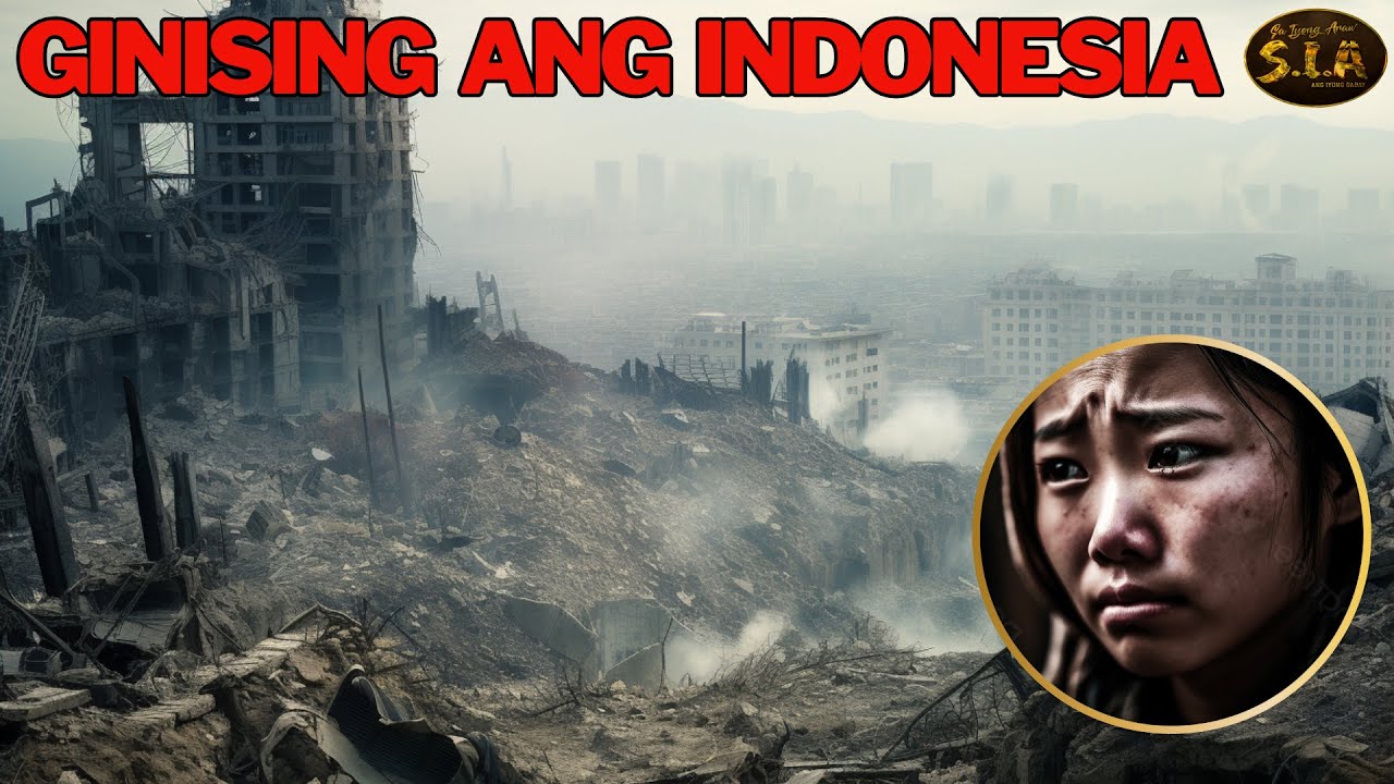 GINISING ANG INDONESIA NG MALAKAS NA PAGYANIG, Gumuho Ang Mga Bahay ...