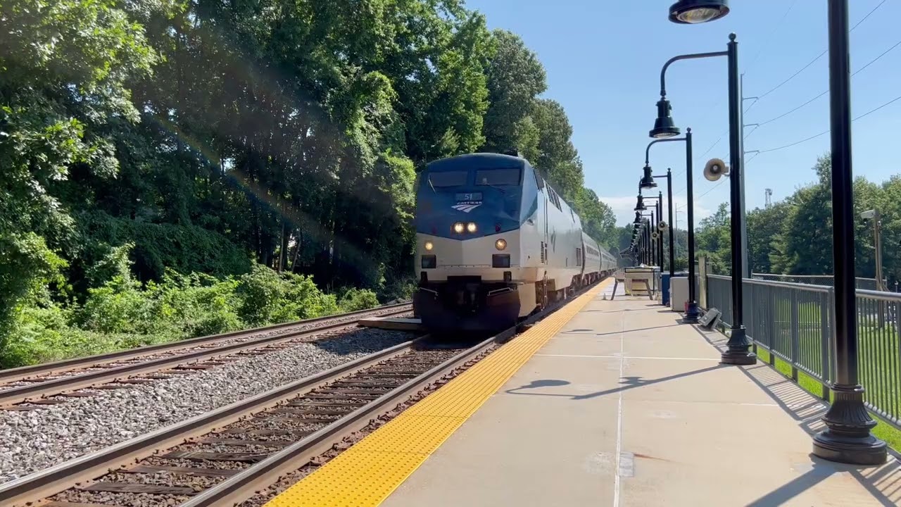 Amtrak Northeast Regional 151 in Rolling Road - YouTube