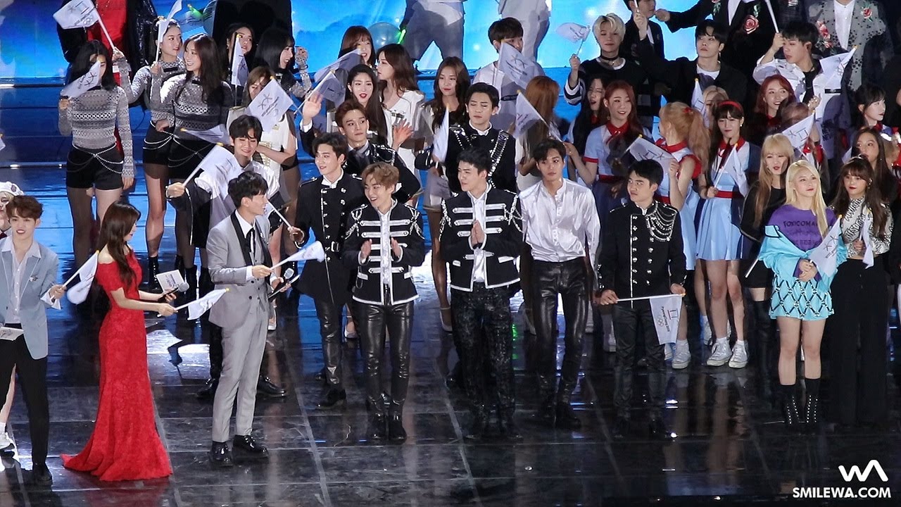 170603 EXO, NCT, 태민, TWICE, 세븐틴 엔딩 직캠 @드림콘서트 Fancam by -wA- - YouTube