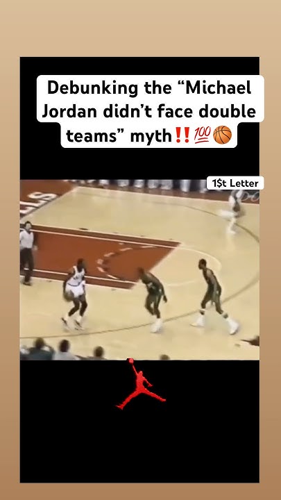 Debunking the “Michael Jordan didn’t face double teams” myth‼️💯🏀#michaeljordan #nba #basketball ...