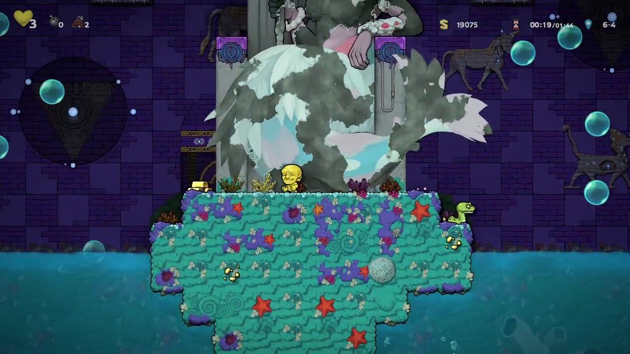 Spelunky 2 - Ice Caves Shortcut% in 1:47.100 - YouTube