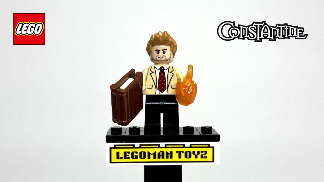 Lego Custom JOHN COSTANTINE Minifigure - DC Justice League Dark - YouTube