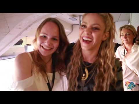 Shakira & Charlotte: Meet and Greet in Barcelona