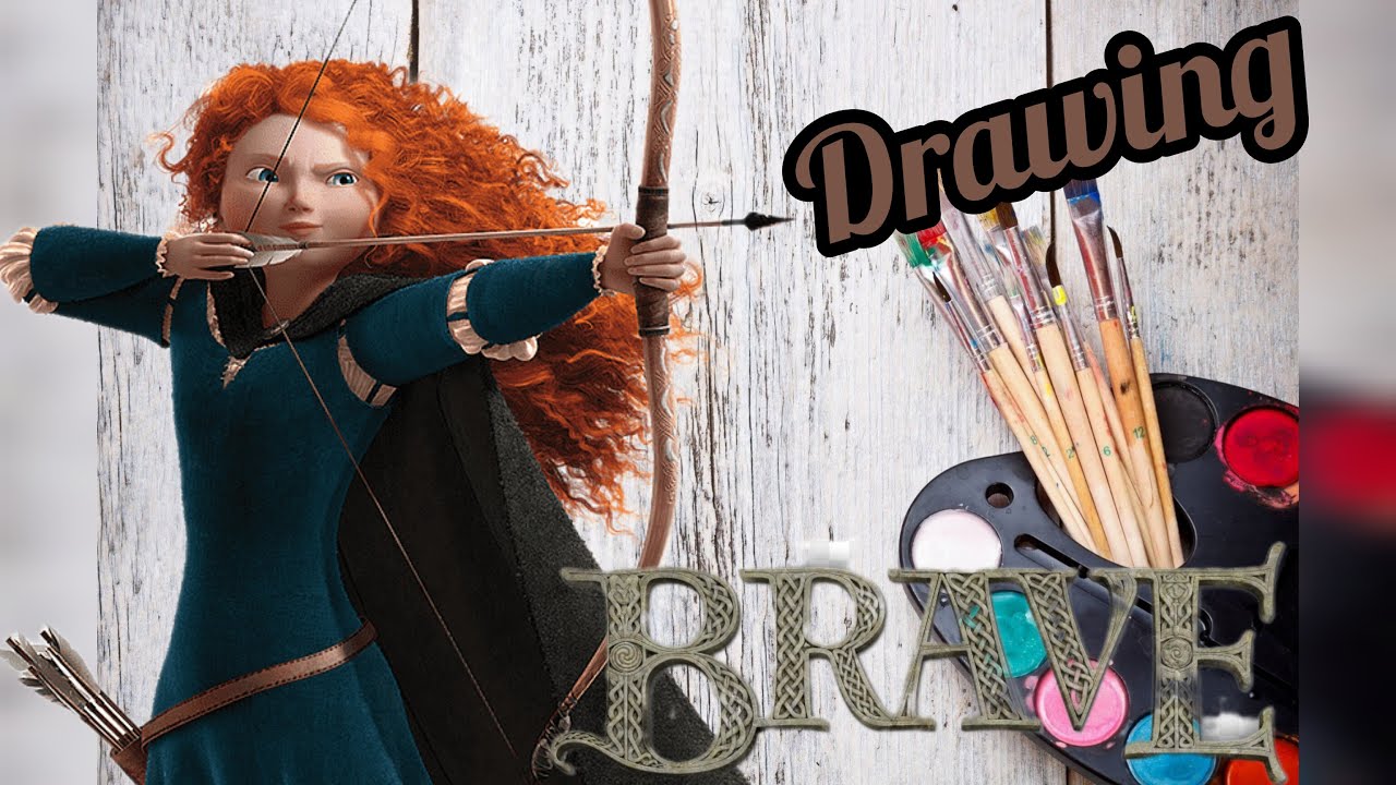 Brave Drawing | Coloring Disney Princess - YouTube