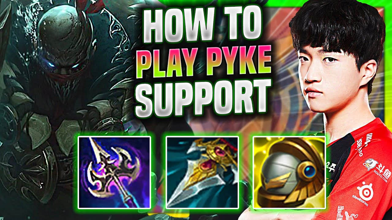 LEARN HOW TO PLAY PYKE SUPPORT LIKE A PRO! - T1 Keria Plays Pyke ...