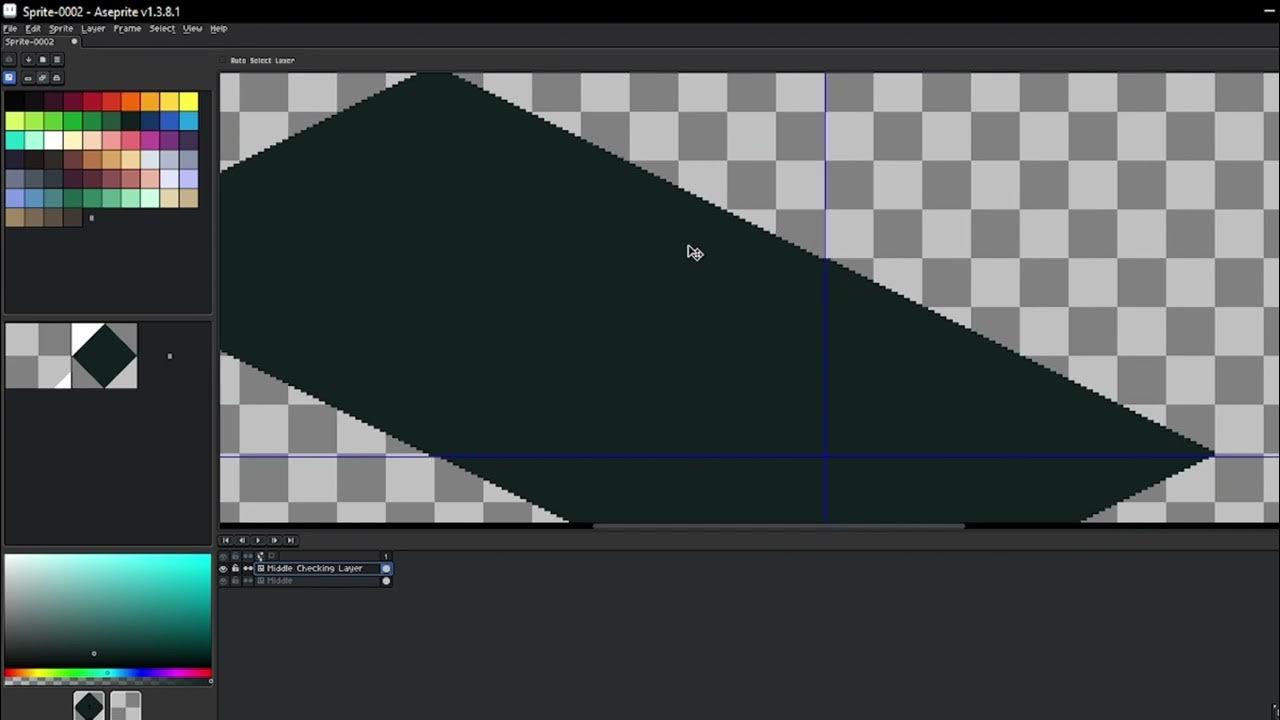 Seamless Isometric Tiles creation in Aseprite - YouTube