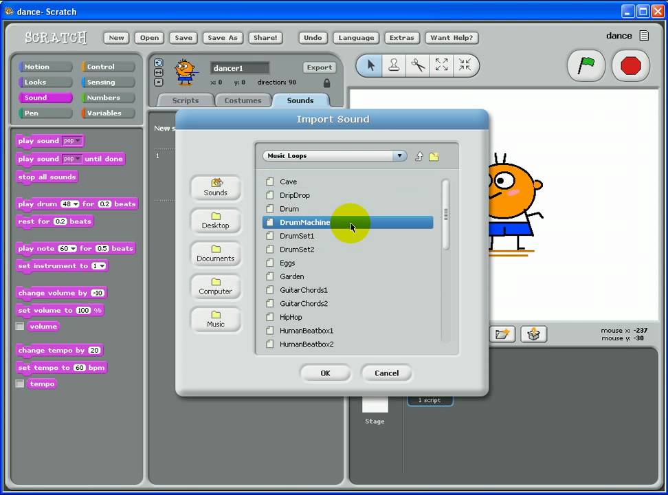Scratch Lesson 3: Dance to the Beat! - YouTube