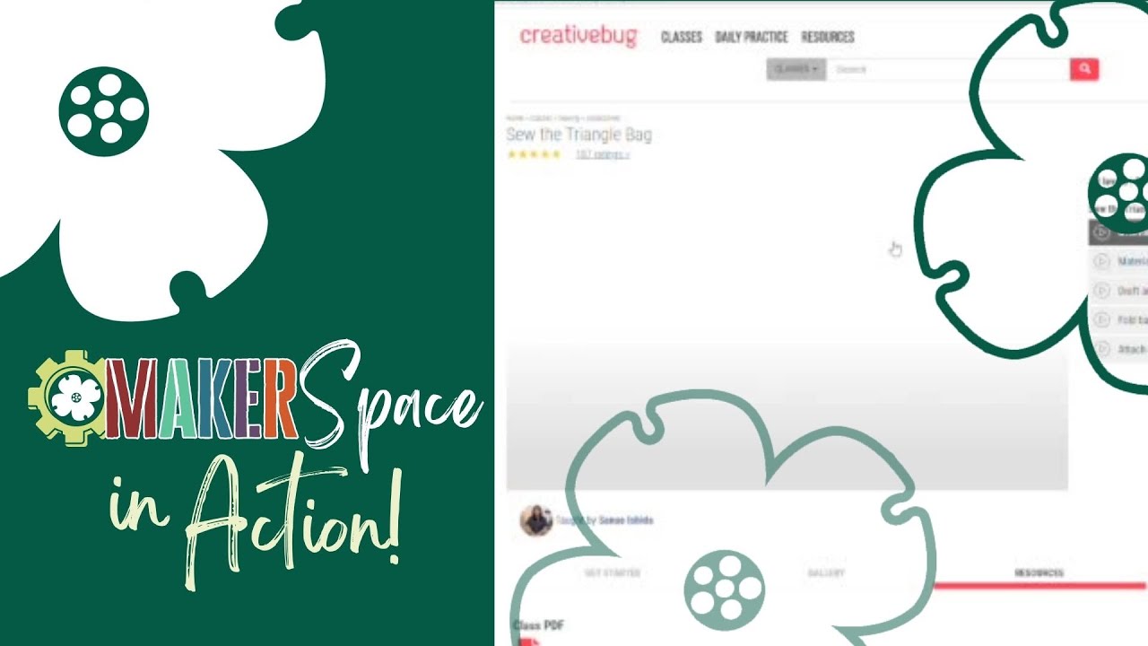 MakerSpace in Action: Make at Home with Creativebug! - YouTube