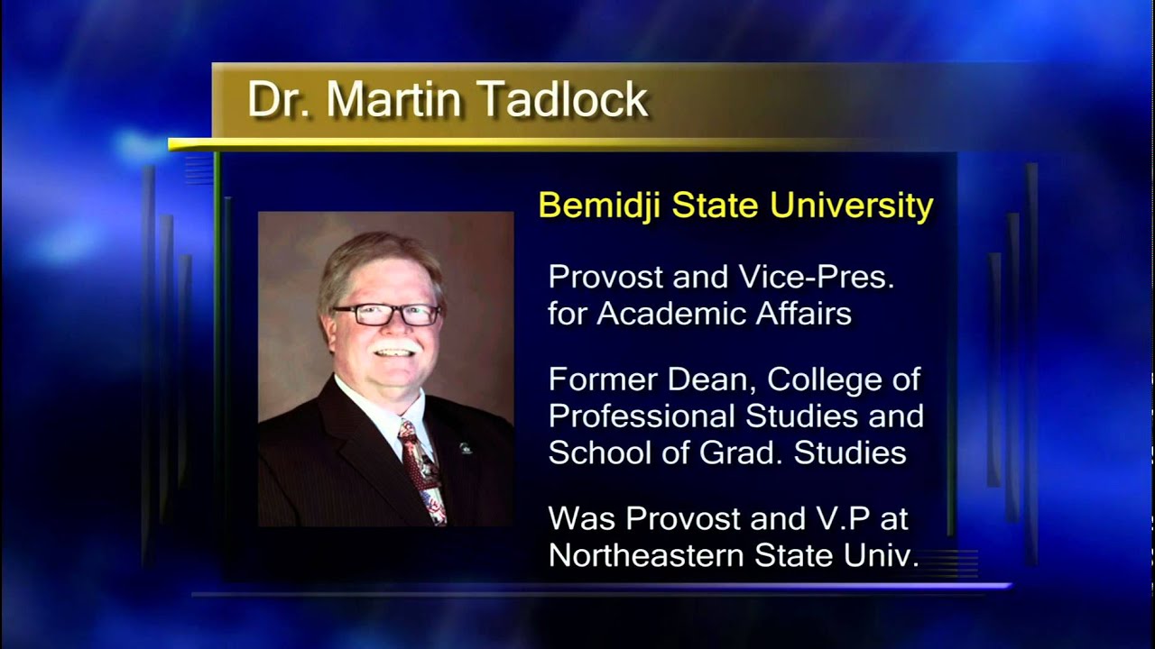 Dr. Martin Tadlock Returns to Bemidji State - Lakeland News at Ten ...