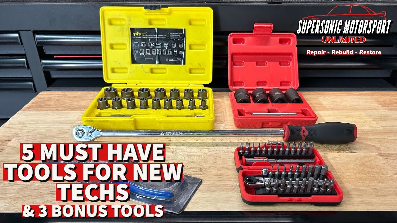5 Must have tools for new techs + bonus tools! - YouTube