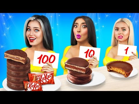 Sadece Çikolata Yemek | RATATA POWER’dan Dev VS Küçük Tatlılar