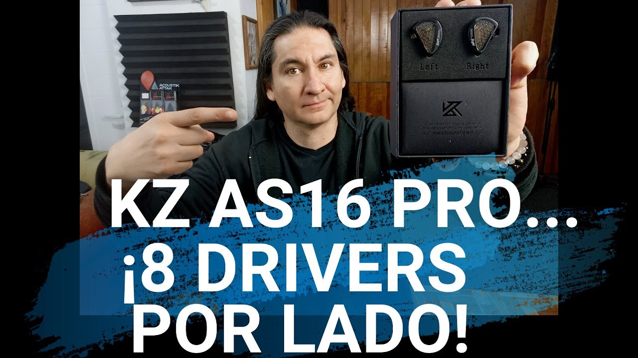 RESEÑA KZ AS16 PRO... ¿LO MEJOR QUE HAY EN AURICULARES IN EAR? (Review ...
