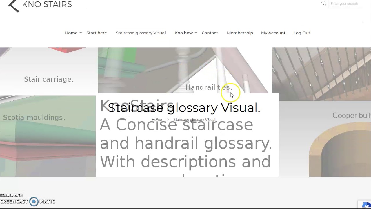 KnoStairs Introduction, Navigate via the glosssary and staircase design ...