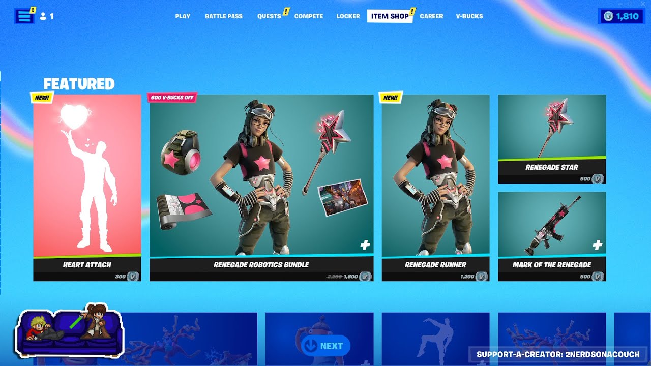 Renegade Runner (Renegade Robotics) Item Shop - YouTube