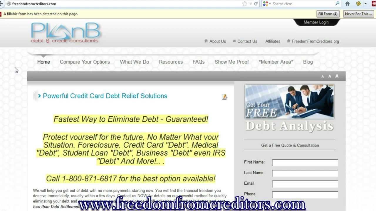Debt Free Direct | 1-800-871-6817 - YouTube
