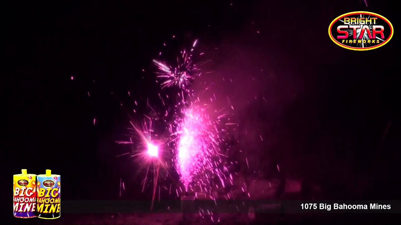 Bright Star Big Bahooma Mine Firework - YouTube