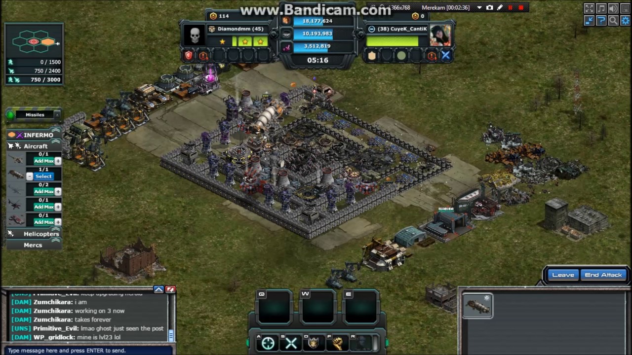 WAR COMMANDER CuyeK CantiK JUMPING SECTOR alianci AAF - YouTube