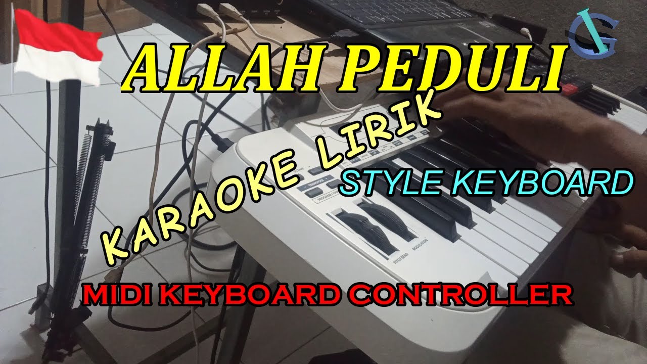 ALLAH PEDULI [karaoke lirik Rohani Kristen]style keyboard