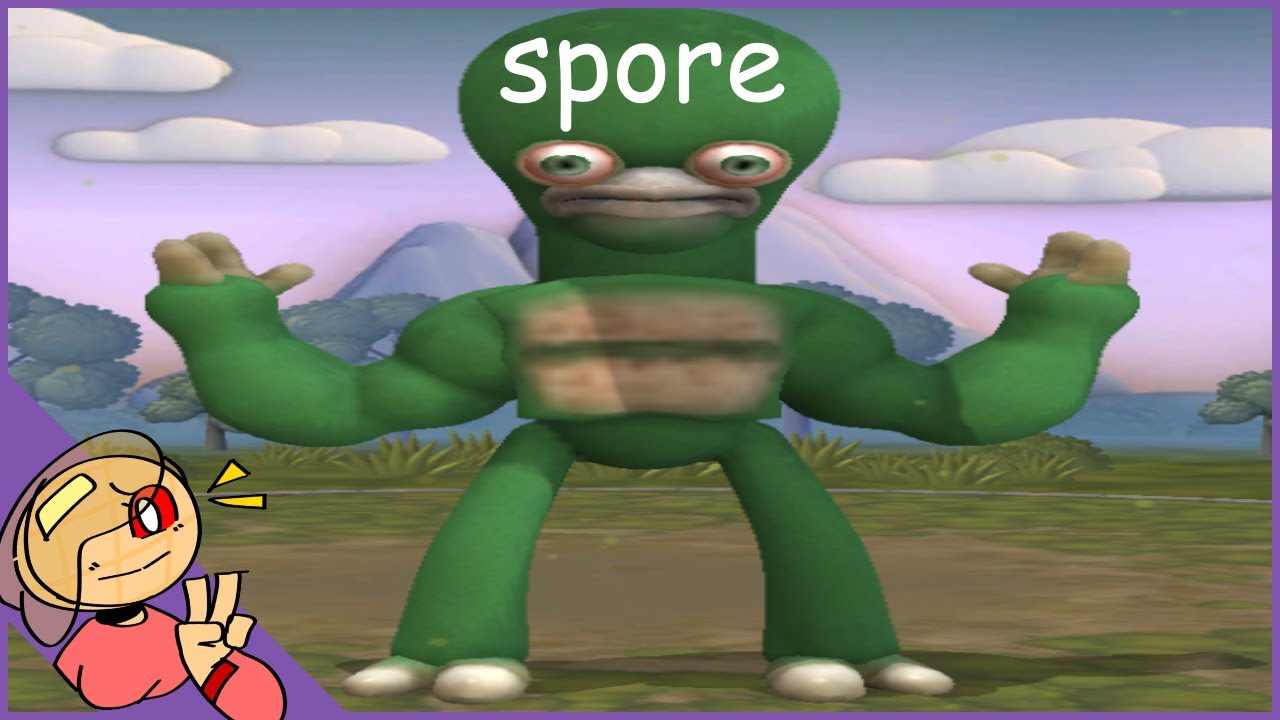 my spore creature is in great pain - YouTube
