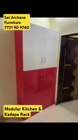 Modular Kitchen & Kadapa Rack #interiordesign #modularkitchen #home # ...